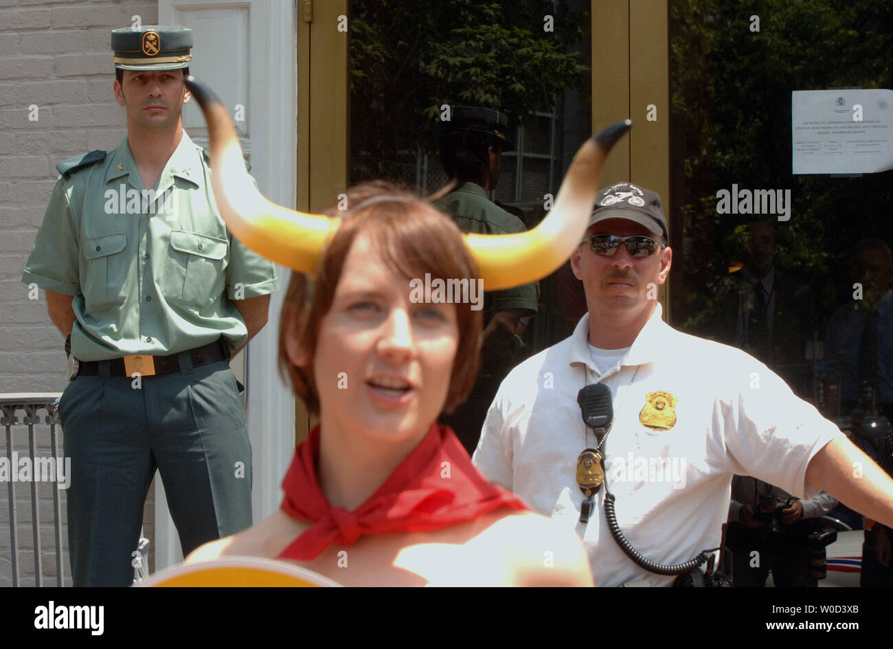 Peta protest running bulls hi-res stock photography and images - Alamy