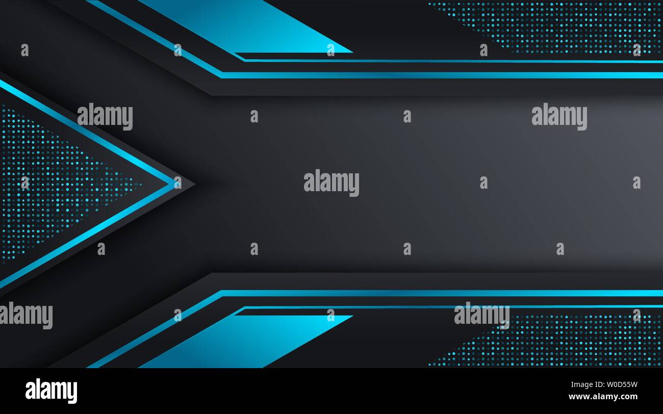 Blue Techno Background