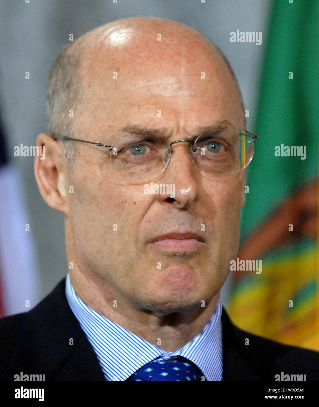 Investment banker Henry Paulson was sworn in as Treasury Secretary ...