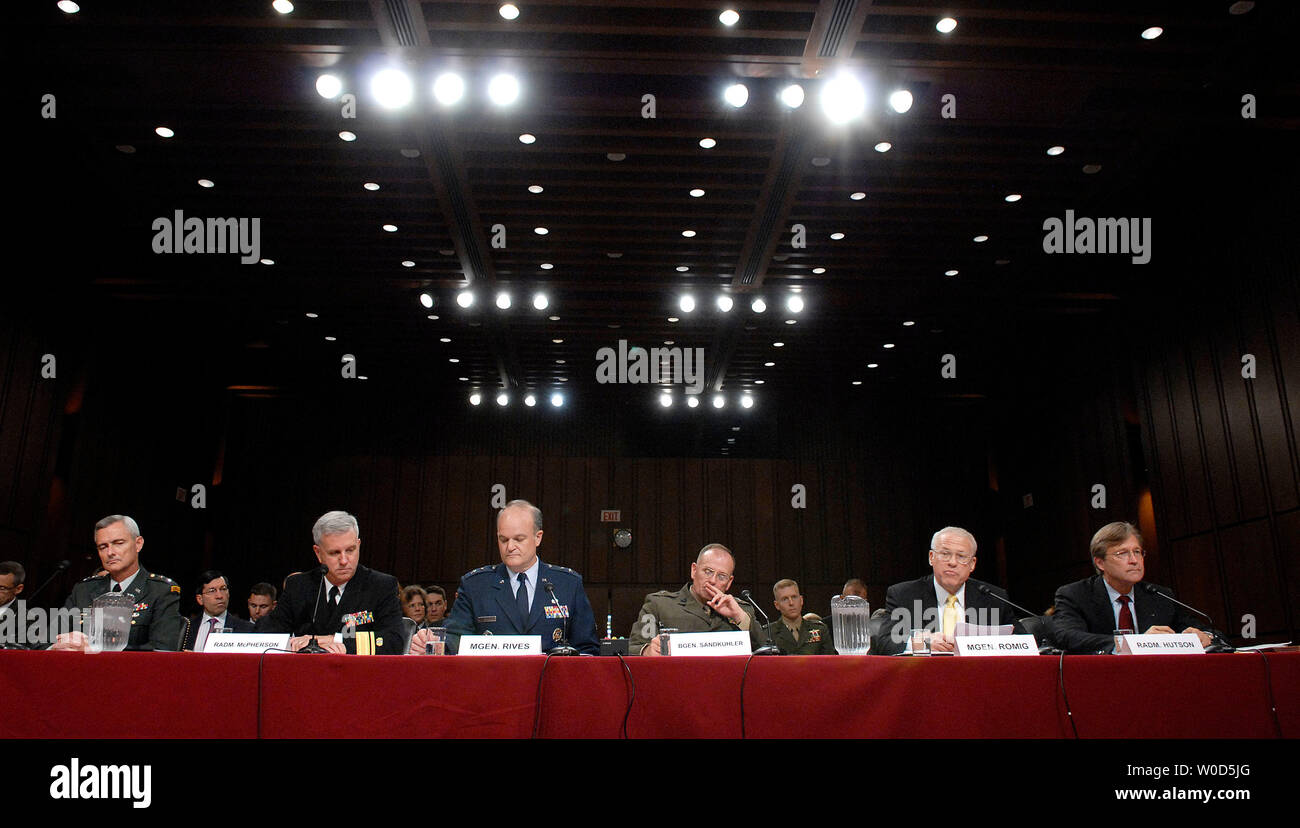 From left to right, Judge Advocate General of the Army Maj. Gen. Scott ...