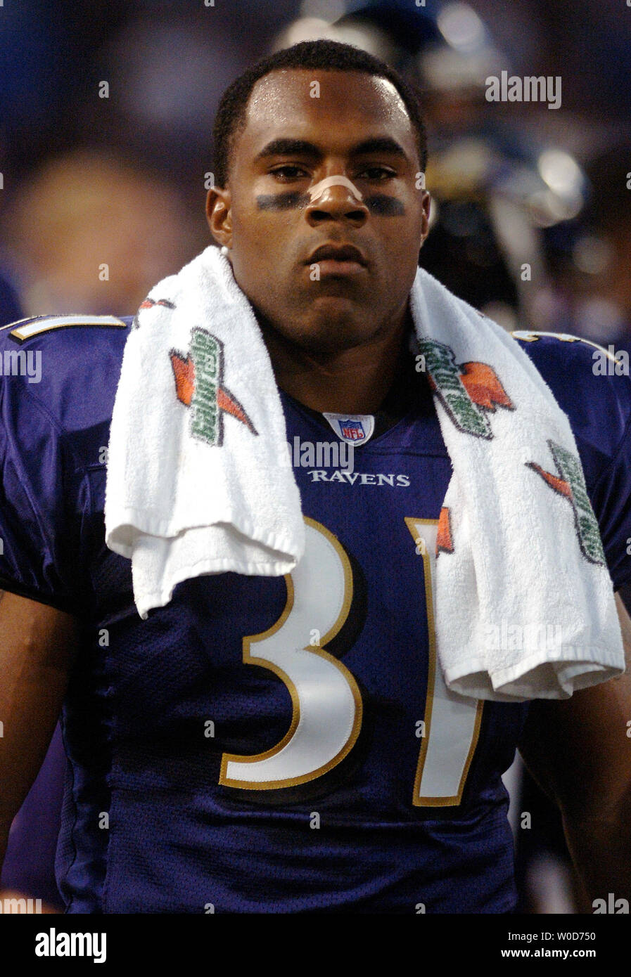 Baltimore ravens running back jamal hi-res stock photography and images ...