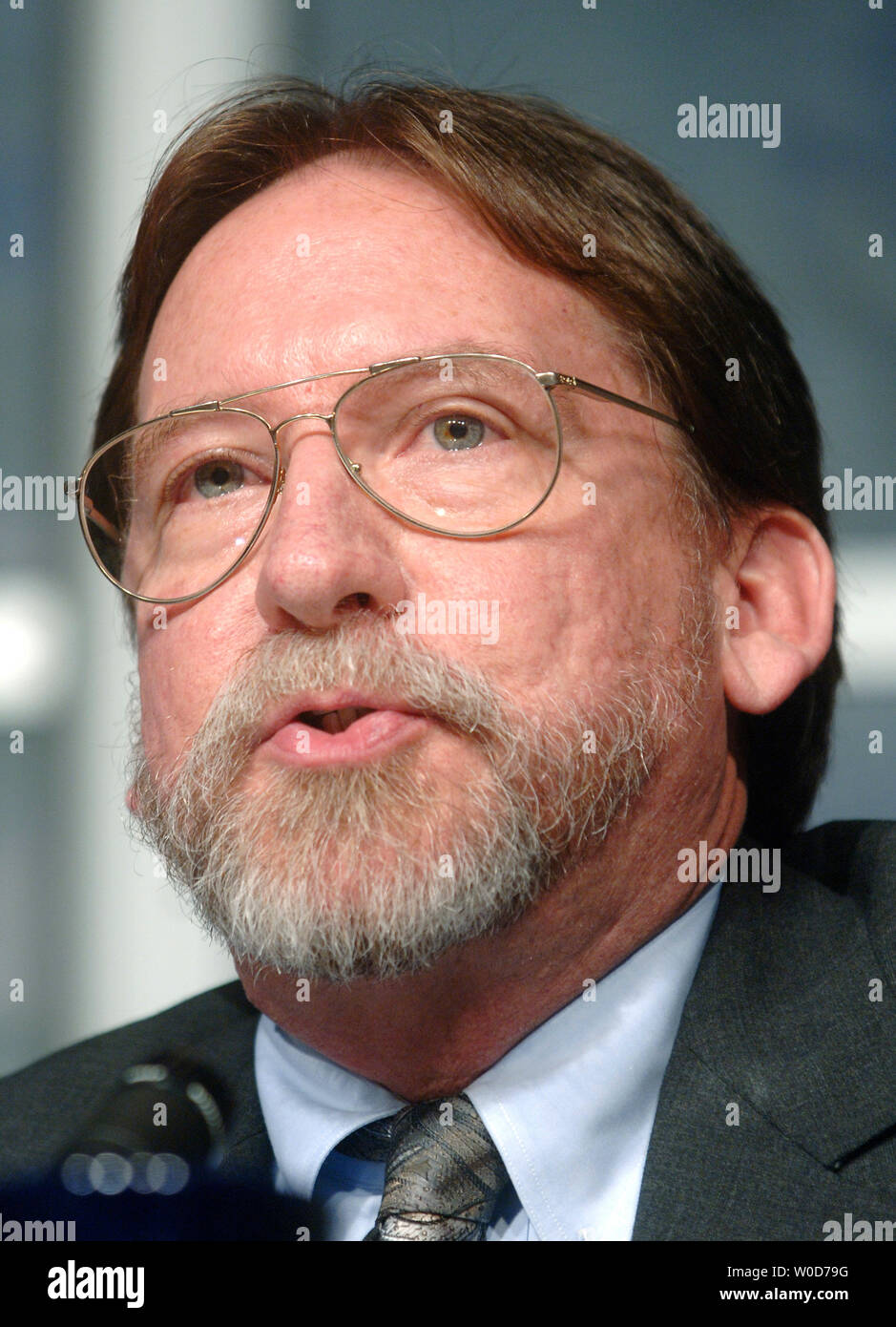 NASA Exploration Deputy Associate Administrator Doug Cooke speaks at a ...