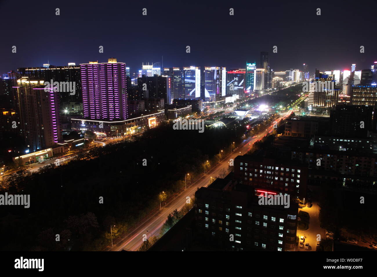 Xian city urban view buildings hi-res stock photography and images - Alamy