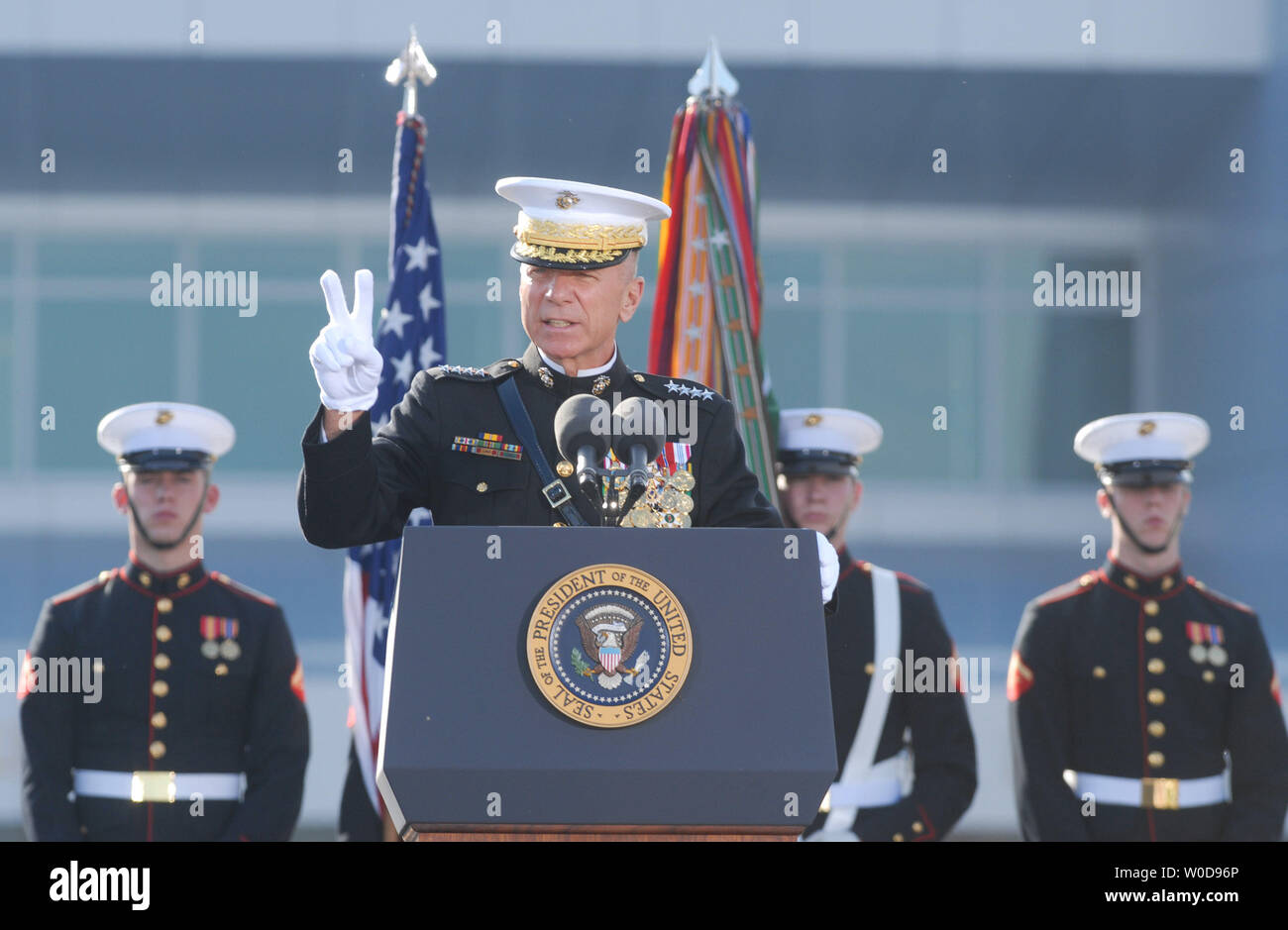 General Michael W. Hagee, Commandant of the Marine Corps, comments on ...