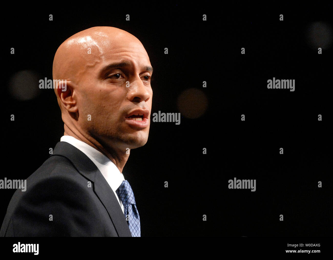 D.C. Mayor Adrian Fenty delivers his Inaugural Address following his ...