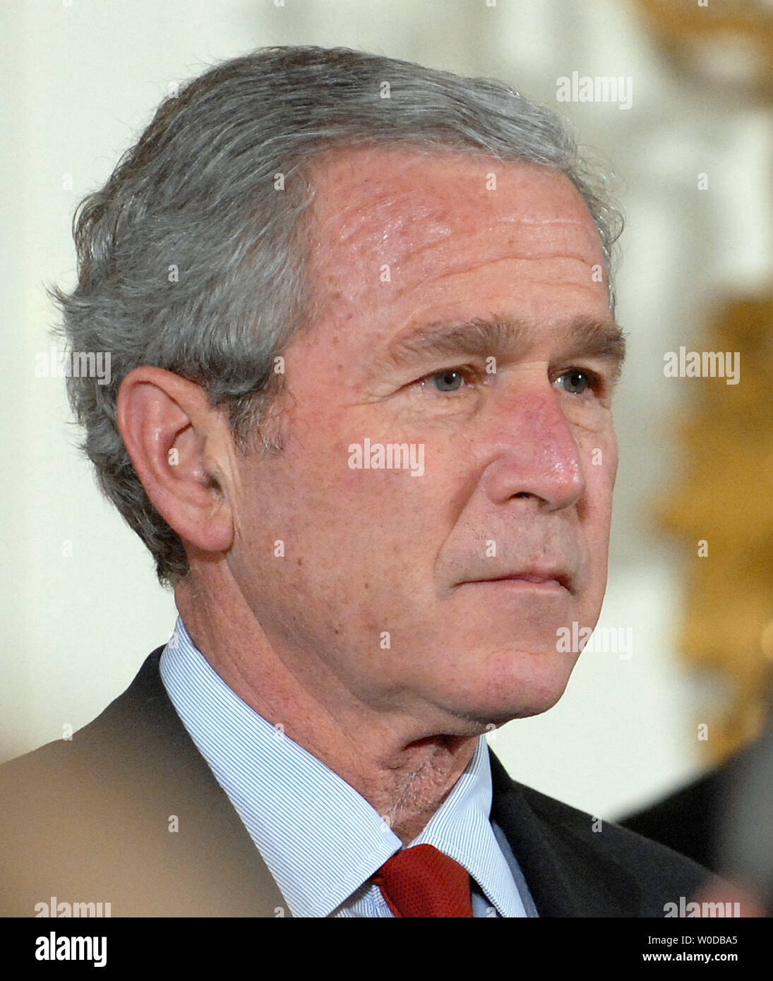 U.S. President George W. Bush attends a Medal of Honor ceremony for ...