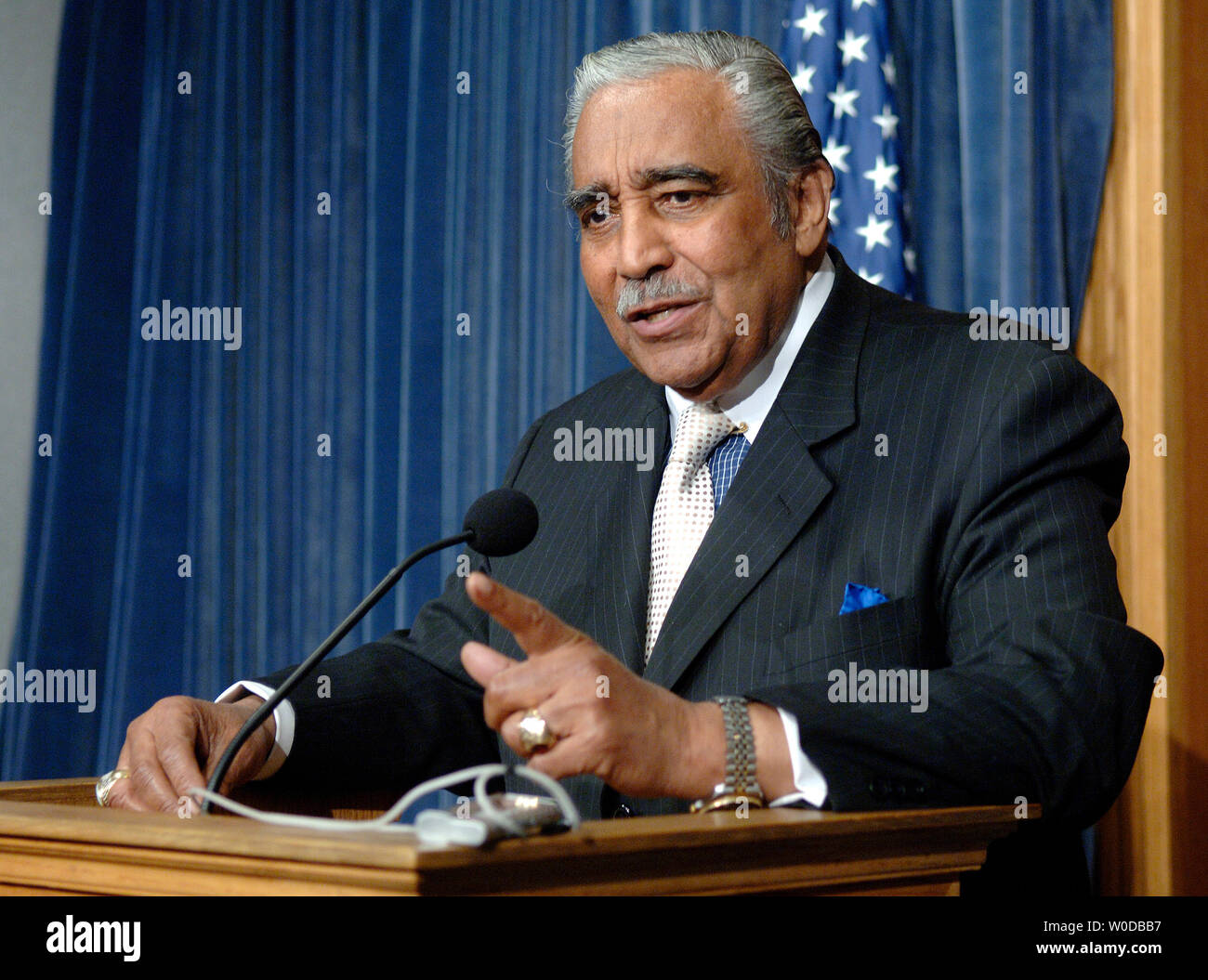 House Ways and Means Chairman Charles Rangel (D-NY) speaks on ...