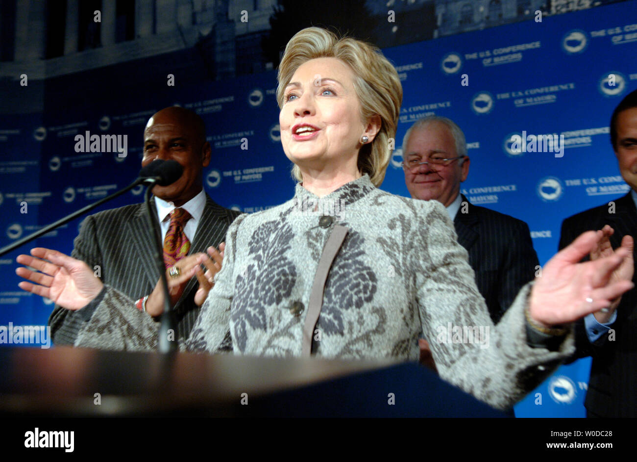 Sen. Hillary Clinton (D-NY) delivers remarks at the U.S. Conference of ...