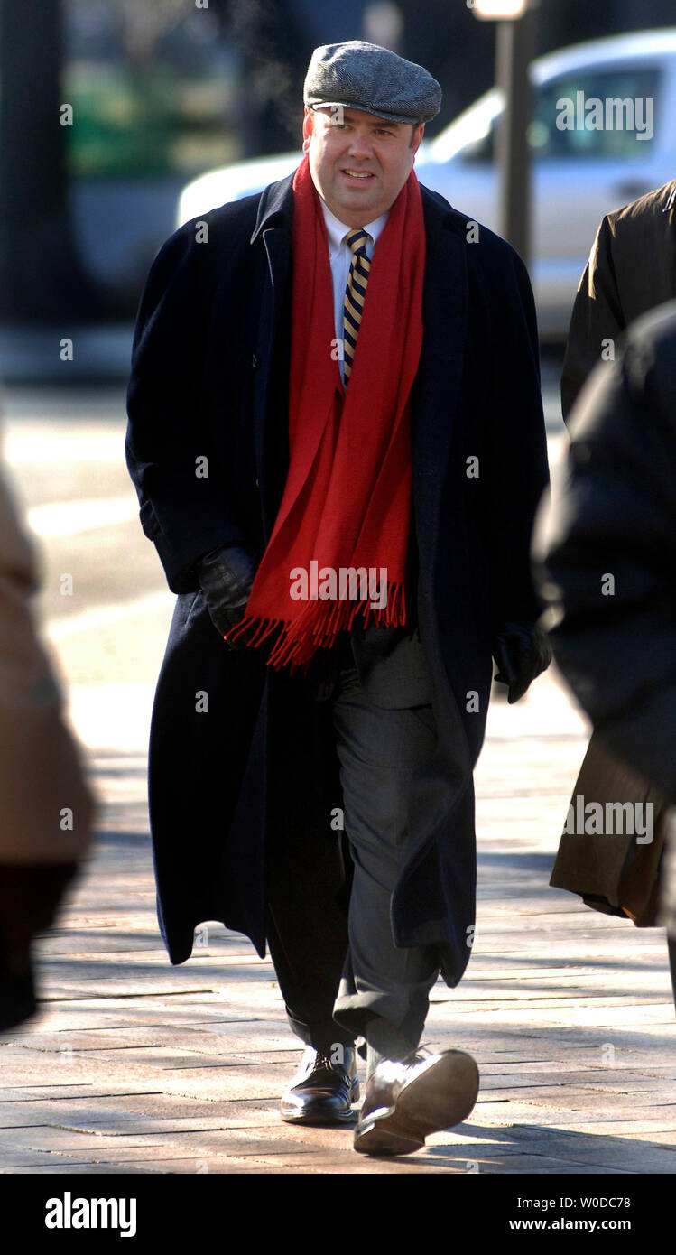 Journalist Matthew Cooper arrives at the U.S. District Court in ...