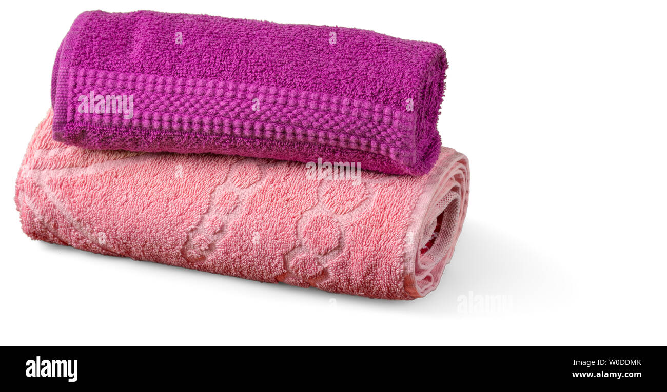 Spa bath shower items isolated on white background Stock Photo - Alamy