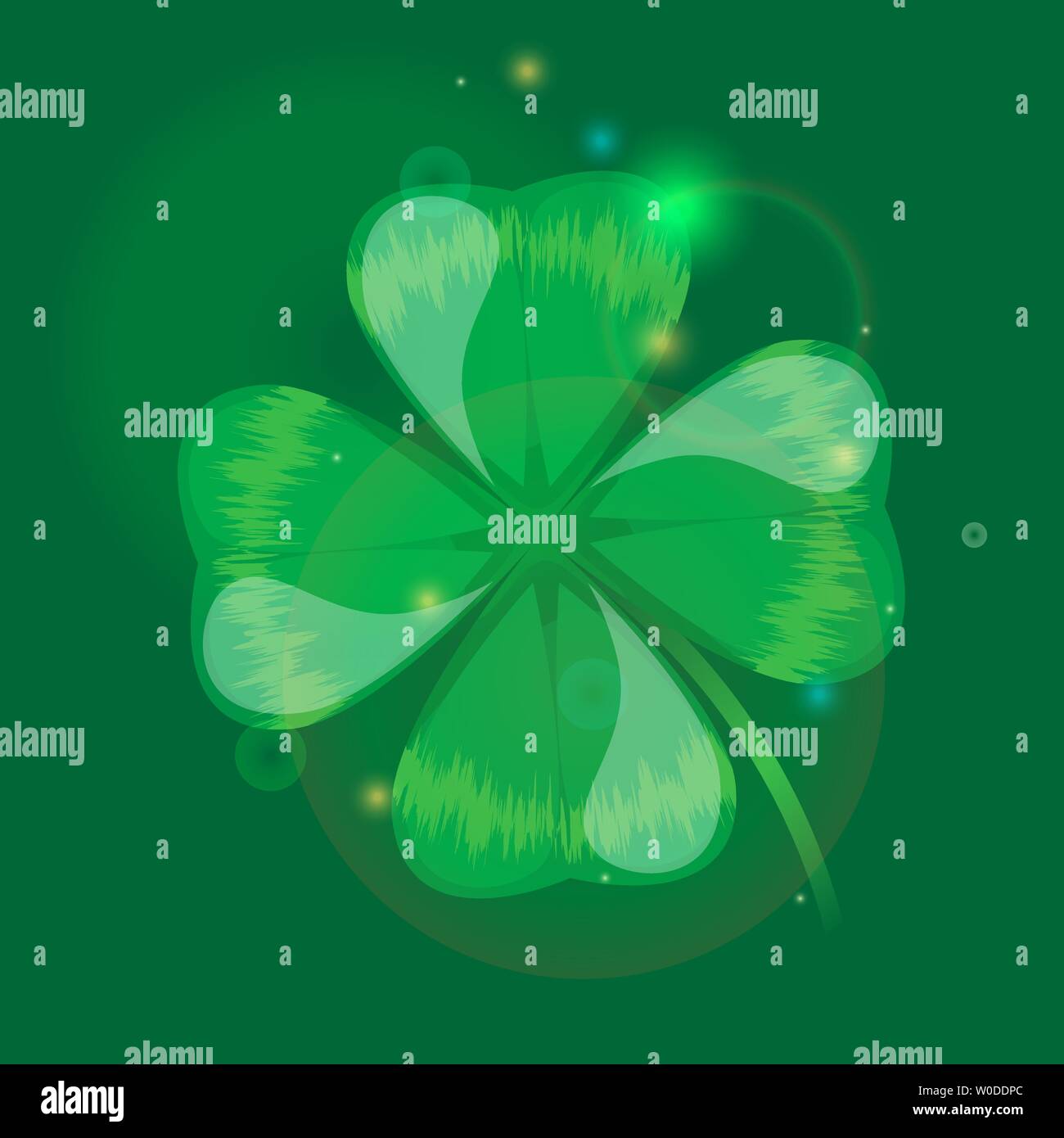 clover glossy simbol for design Stock Vector Image & Art - Alamy