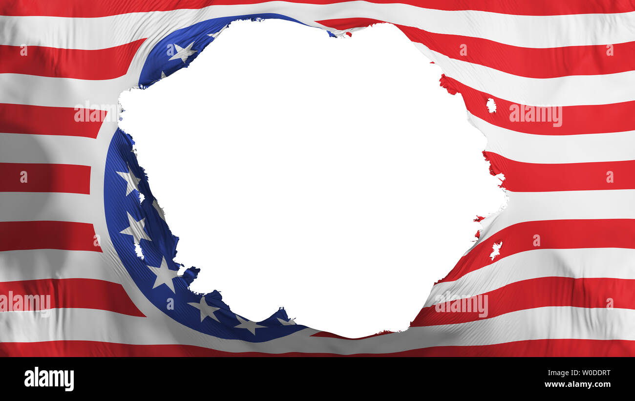 Broken American nazi flag, white background, 3d rendering Stock Photo ...