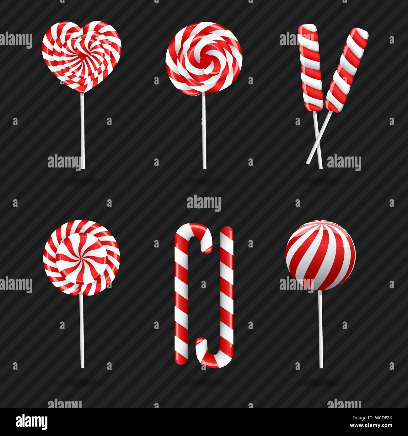 Christmas background lollipops on Stock Vector Images - Alamy