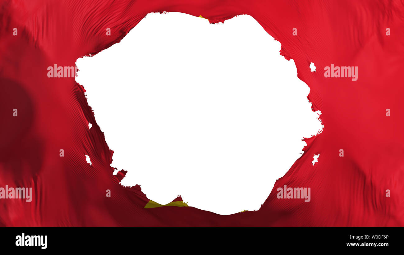 Broken Soviet Union flag, white background, 3d rendering Stock Photo ...