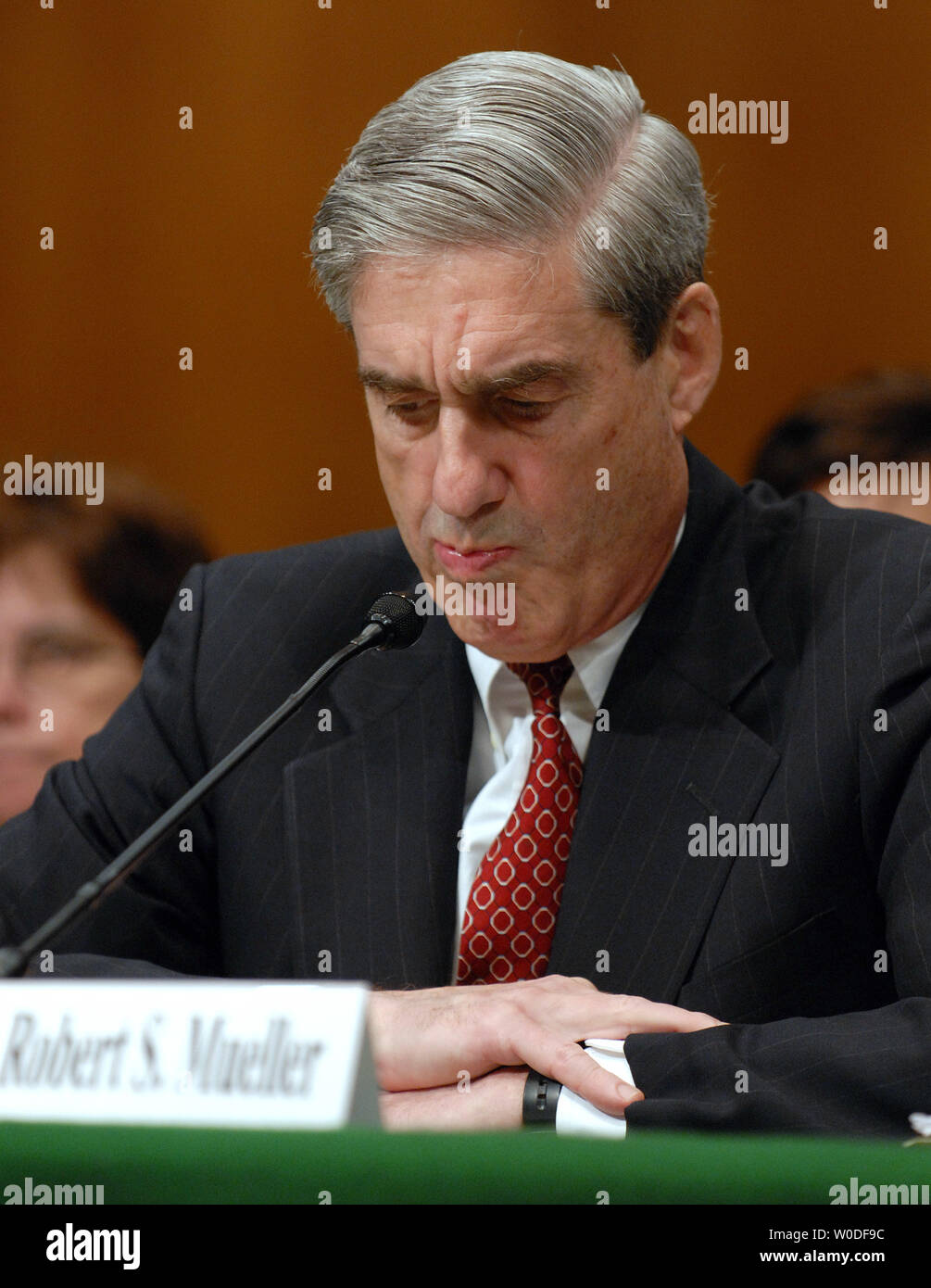 FBI Director Robert S. Mueller III testifies before a Senate Judiciary ...
