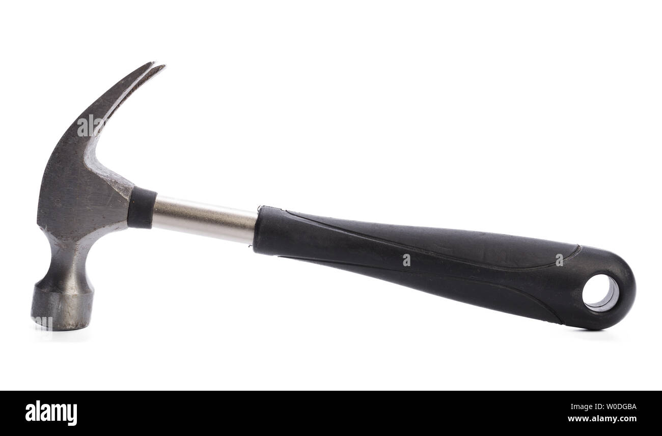 hammer isolated on a white background Stock Photo - Alamy
