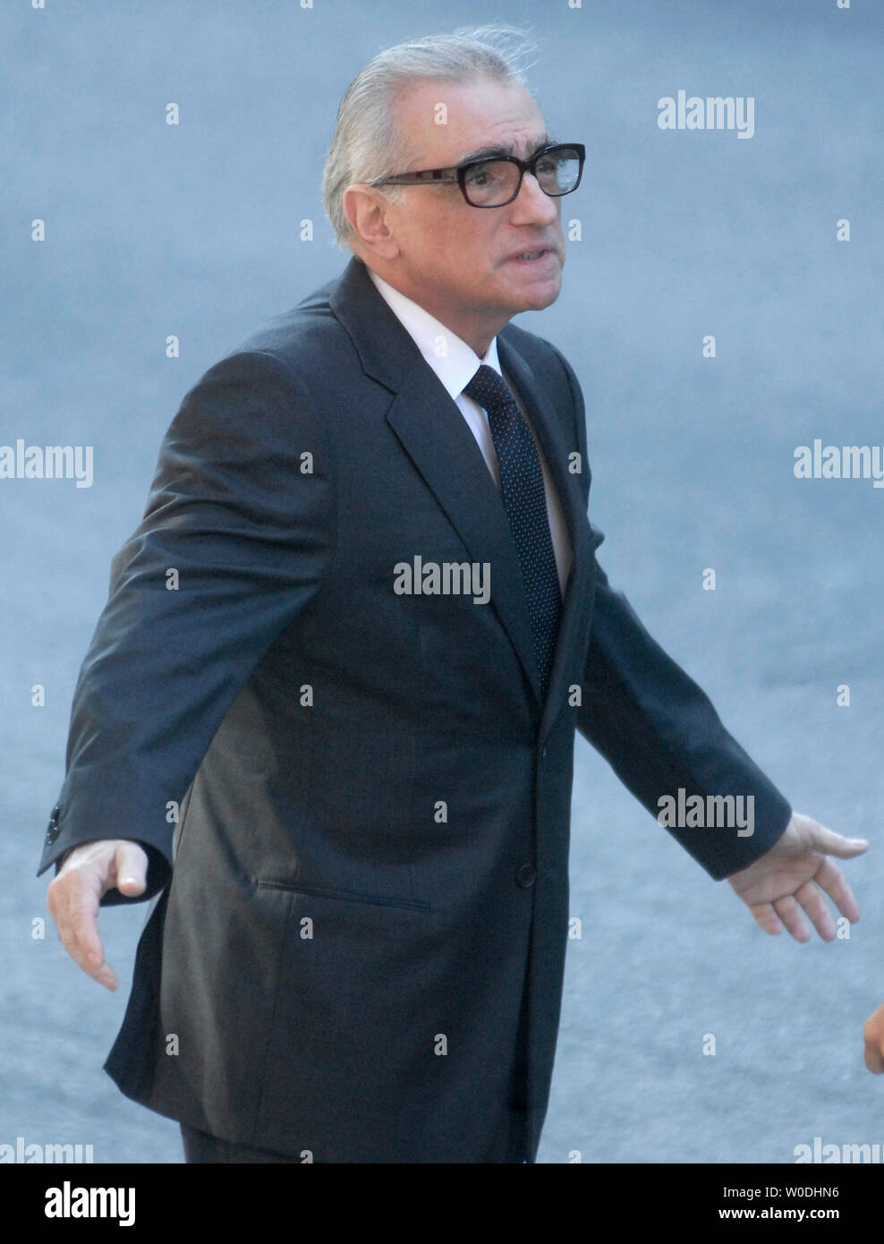 Director Martin Scorsese arrives for the funeral of former president of ...