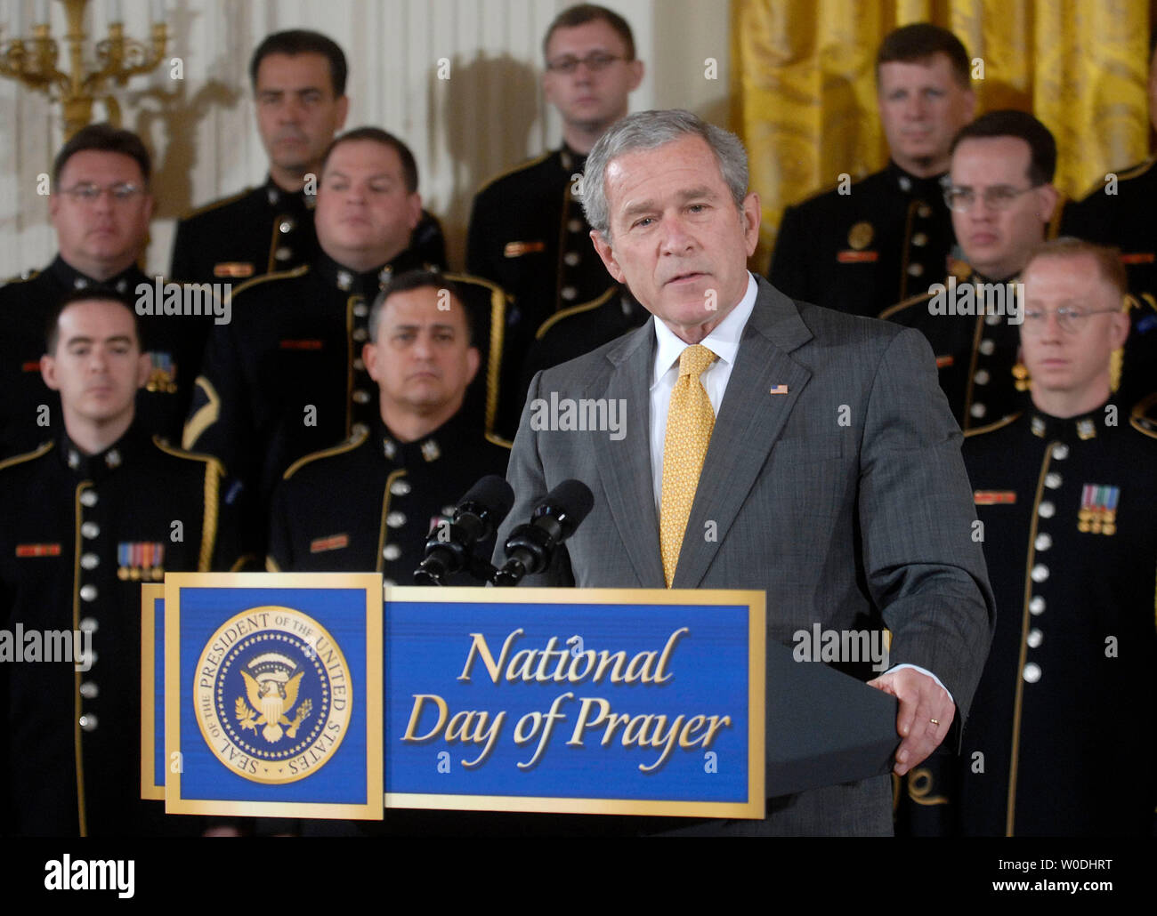 National day prayer bush hi-res stock photography and images - Alamy