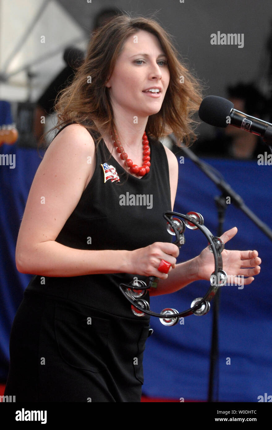 Singer/song writer Jenny Boyle performs at a concert to kick off ...