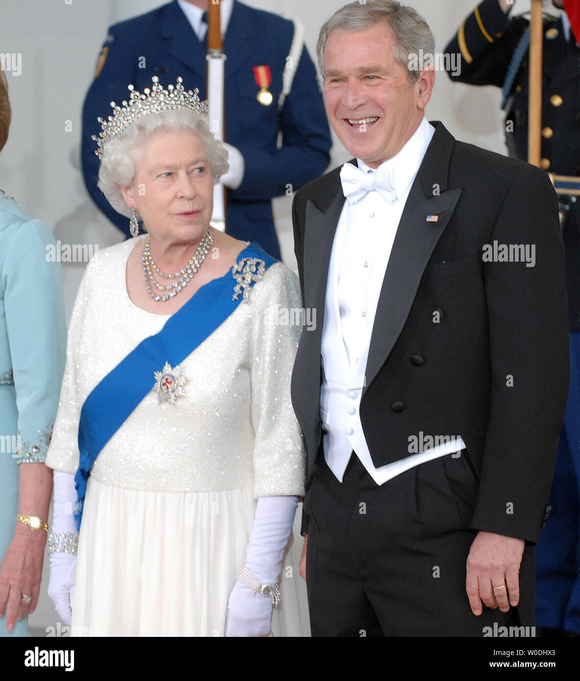 Laura bush state dinner white hi-res stock photography and images - Alamy