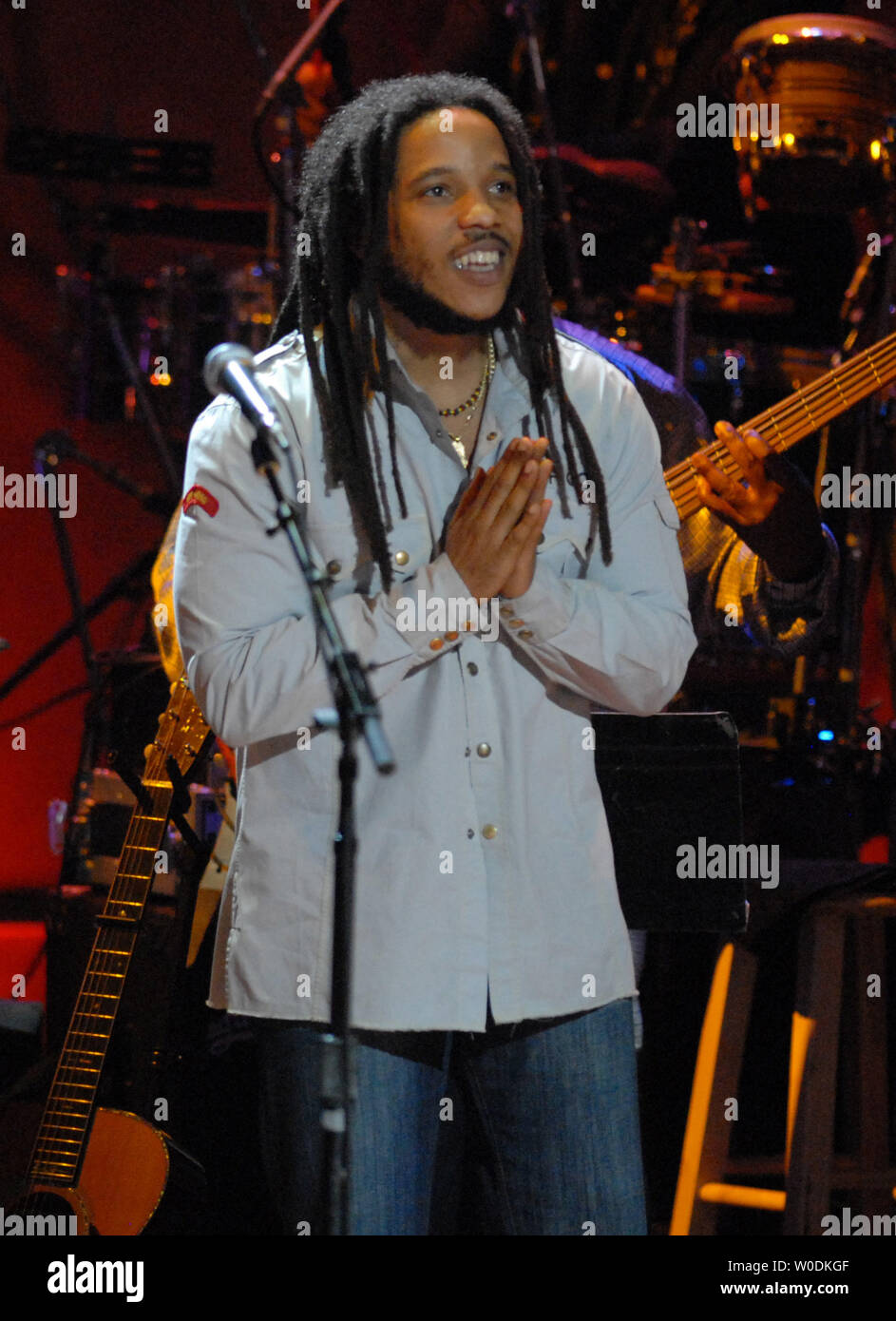Stephen Marley performs during a concert celebrating the music of Paul ...