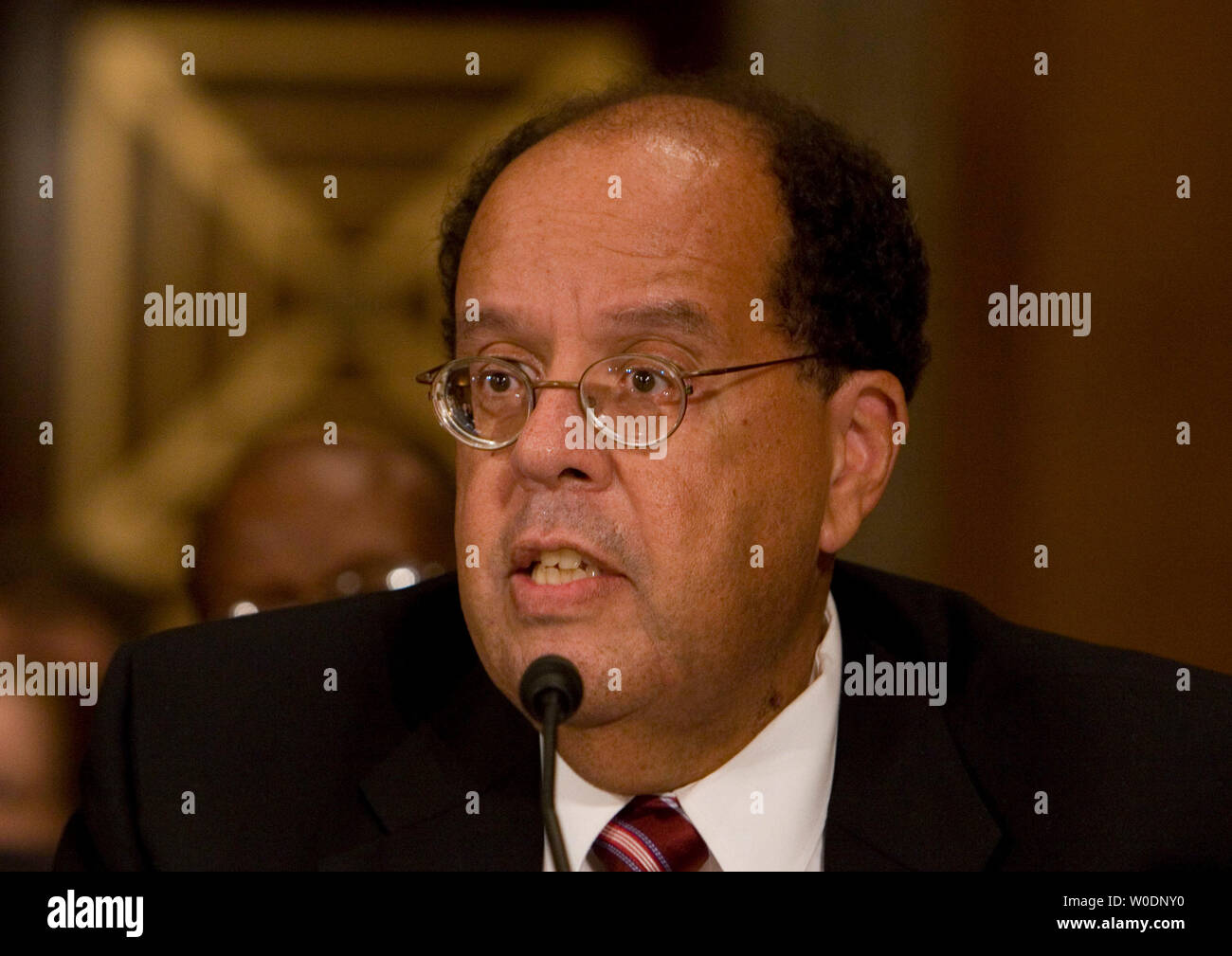 Dr. John Withers, nominee for ambassador to Albania, testifies at a ...