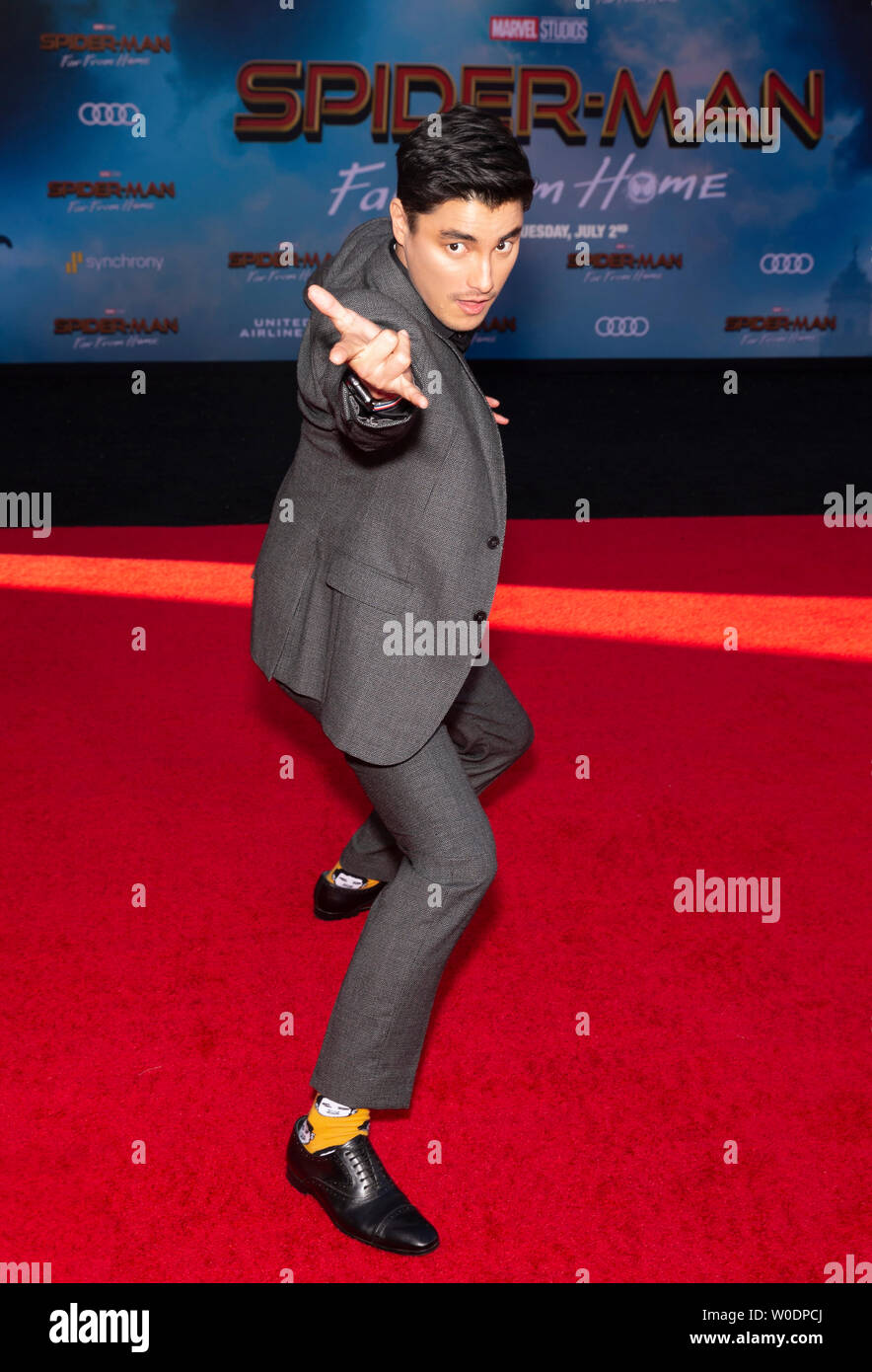 Los Angeles, CA - June 26, 2019: Remy Hii attends the premiere of Sony ...