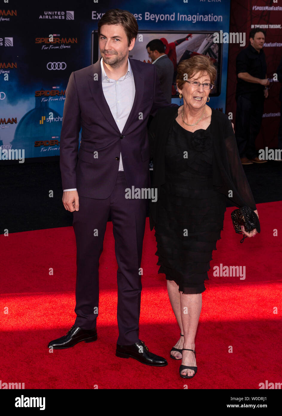 Los Angeles, CA - June 26, 2019: Jon Watts and mother attend the ...