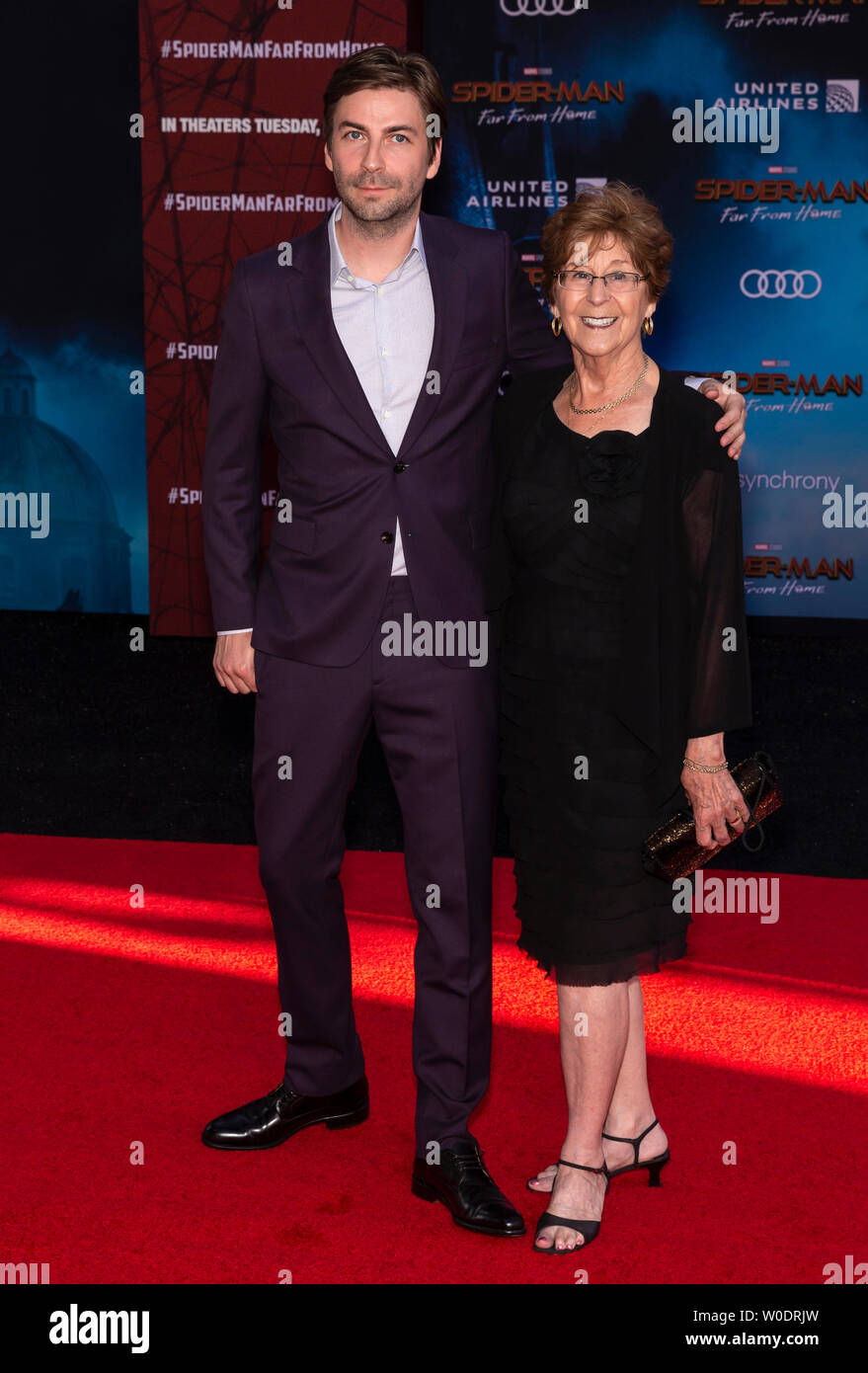 Los Angeles, CA - June 26, 2019: Jon Watts and mother attend the ...