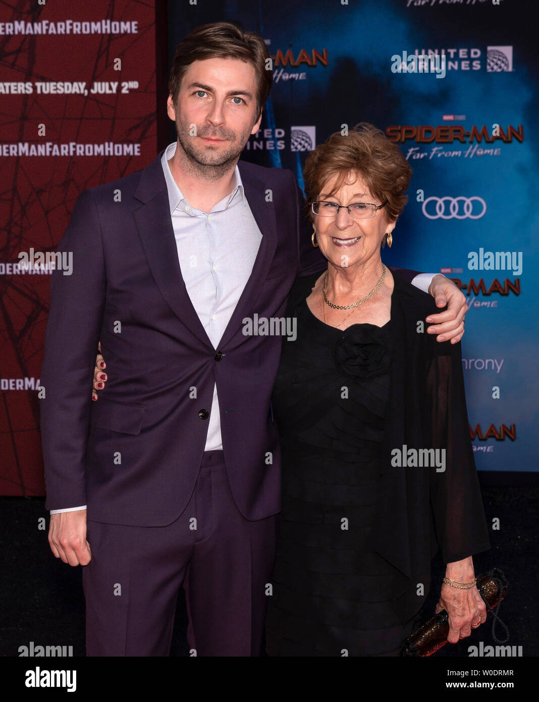 Los Angeles, CA - June 26, 2019: Jon Watts and mother attend the ...