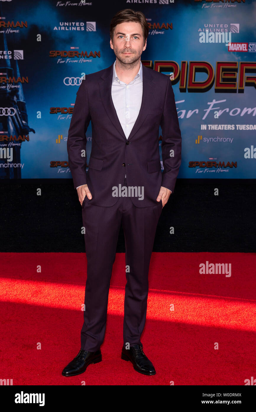 Los Angeles, CA - June 26, 2019: Jon Watts attends the premiere of Sony ...