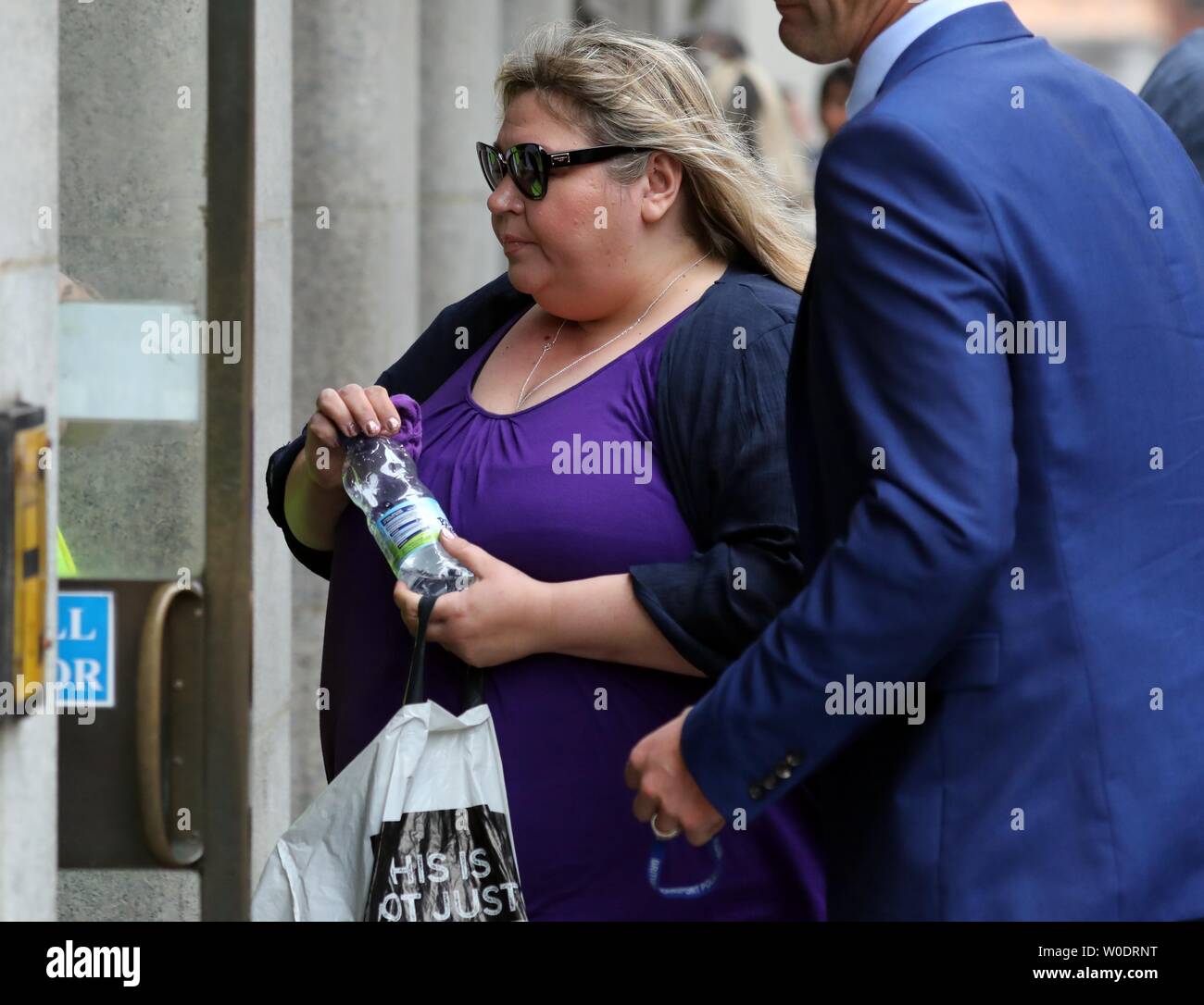 Pic shows: Wife of killed dad Lee Pomeroy , Svetlana Pomeroy arrives at ...