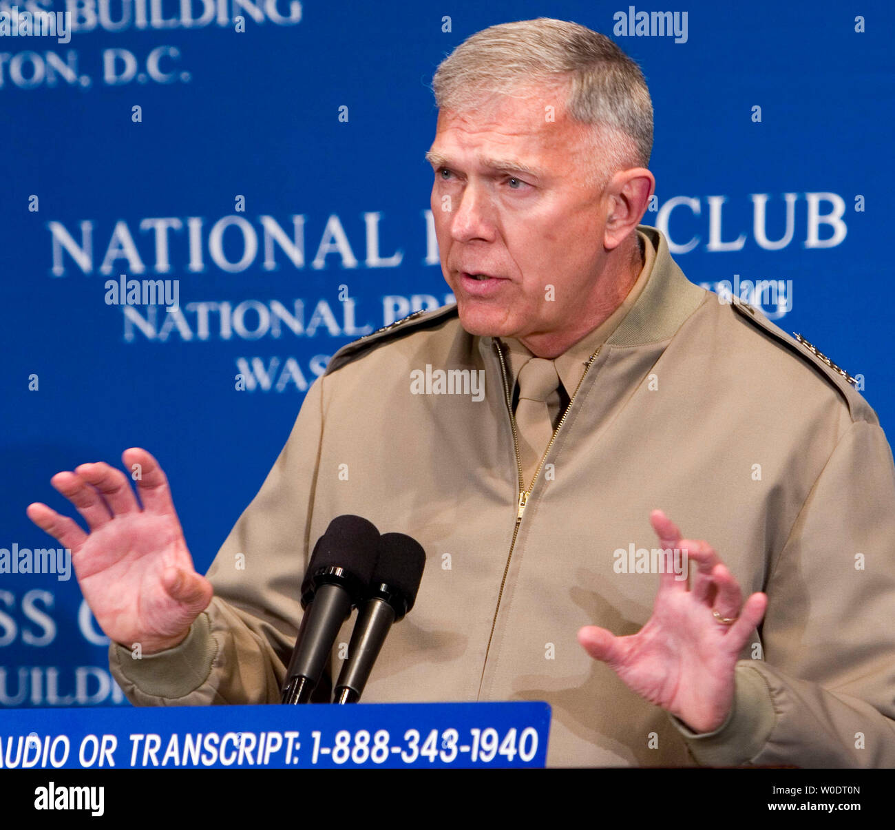 General James Conway, commandant of the Marine Corps, speaks about Iraq ...