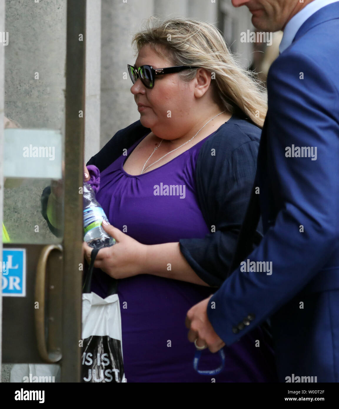 Pic shows: Wife of killed dad Lee Pomeroy , Svetlana Pomeroy arrives at ...