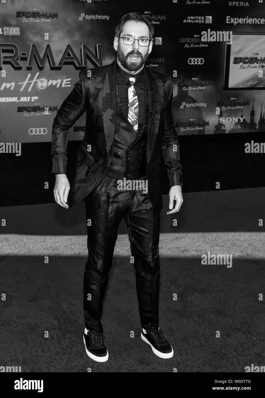 Martin starr spider man Black and White Stock Photos & Images - Alamy