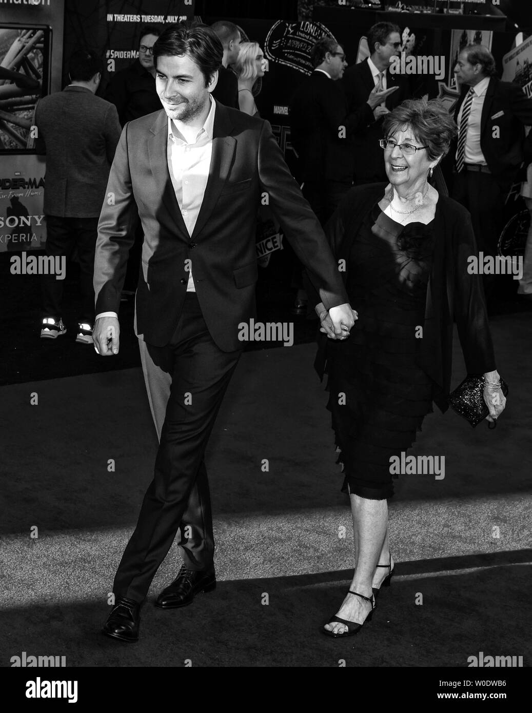 Los Angeles, CA - June 26, 2019: Jon Watts and mother attend the ...