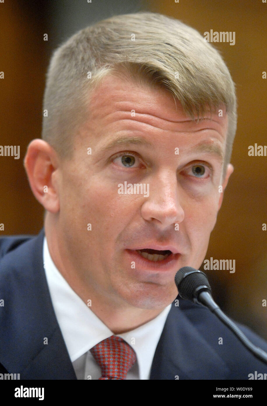 Erik prince blackwater hi-res stock photography and images - Alamy