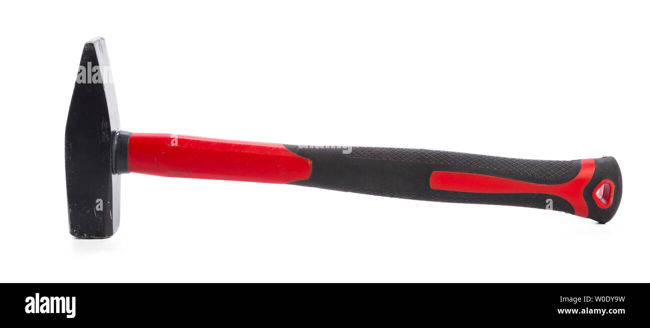 hammer isolated on a white background Stock Photo - Alamy