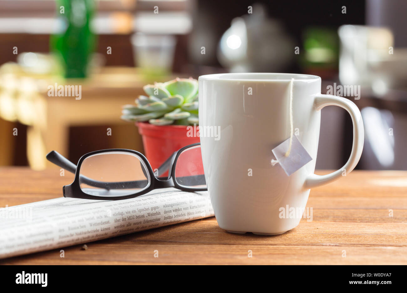 Cup of morning tea Stock Photo - Alamy
