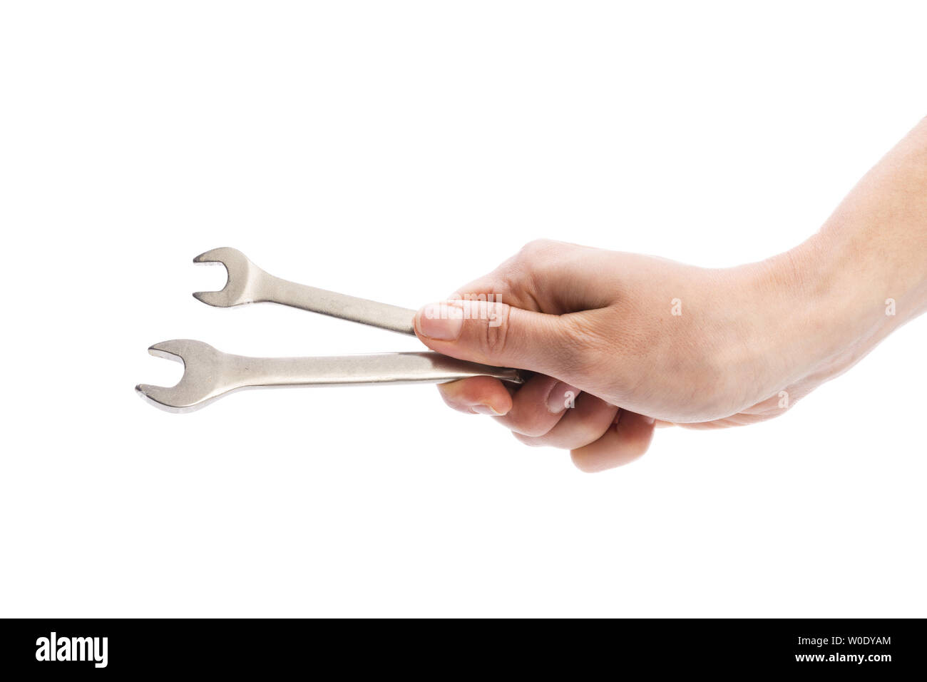 Wrench isolated on white Stock Photo - Alamy
