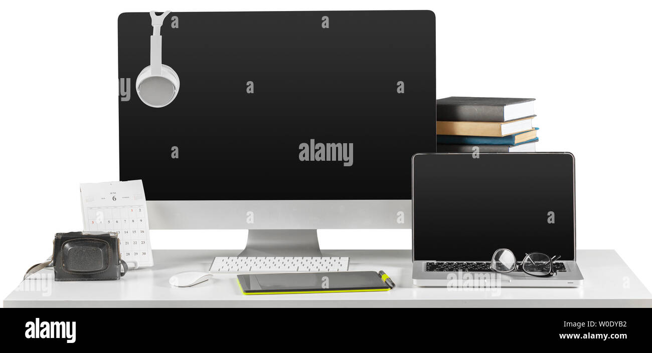 Business Technologies. Workplace Stock Photo - Alamy