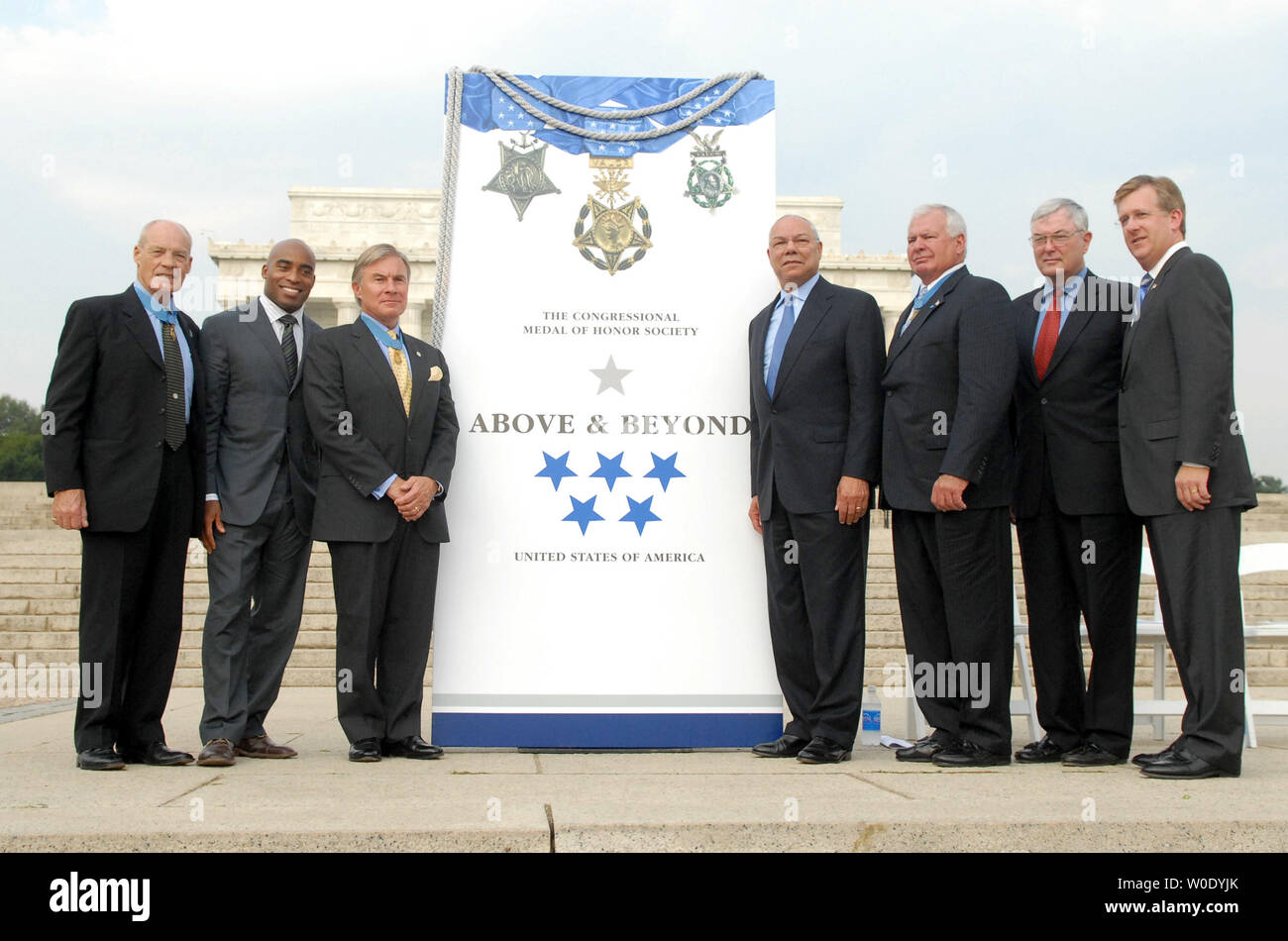 From left to right, President of the Congressional Medal of Honor ...