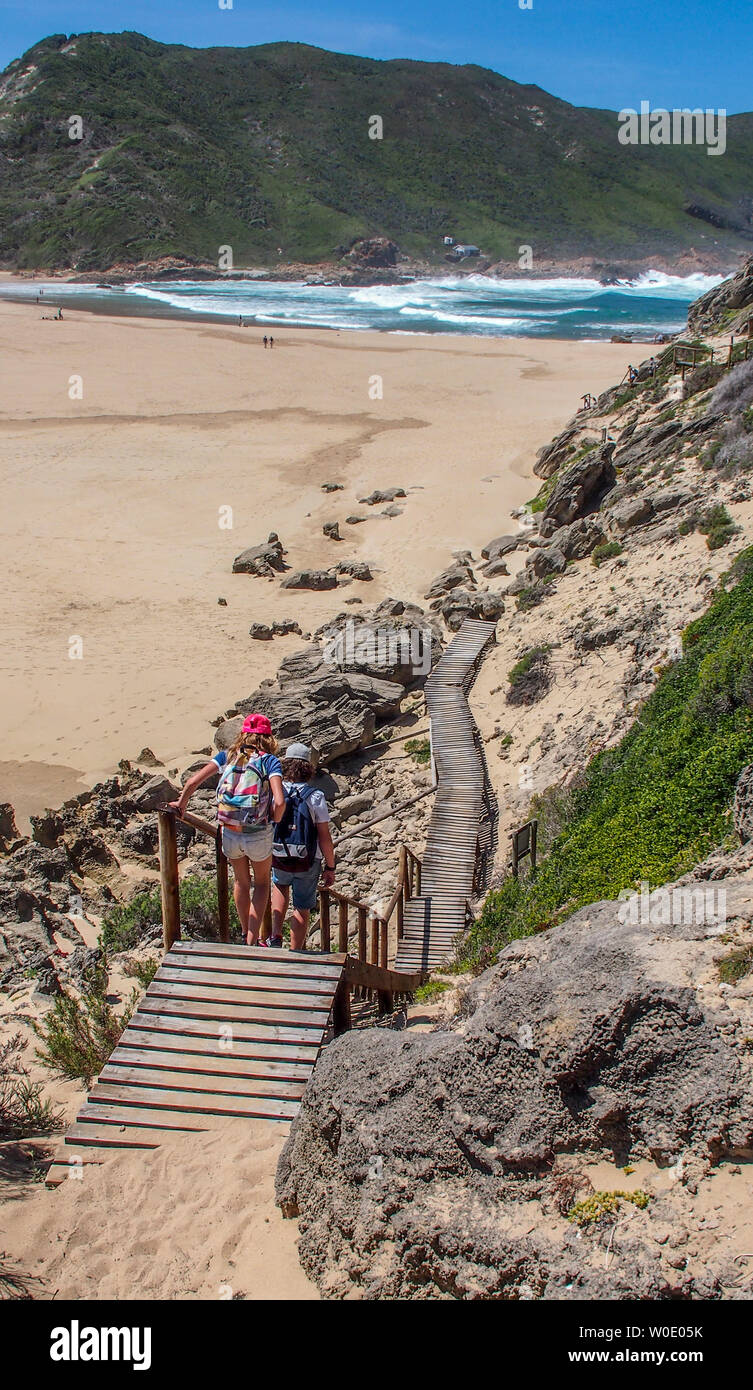 South Africa, Garden Route, trail by the Indian Ocean, Plettenberg ...