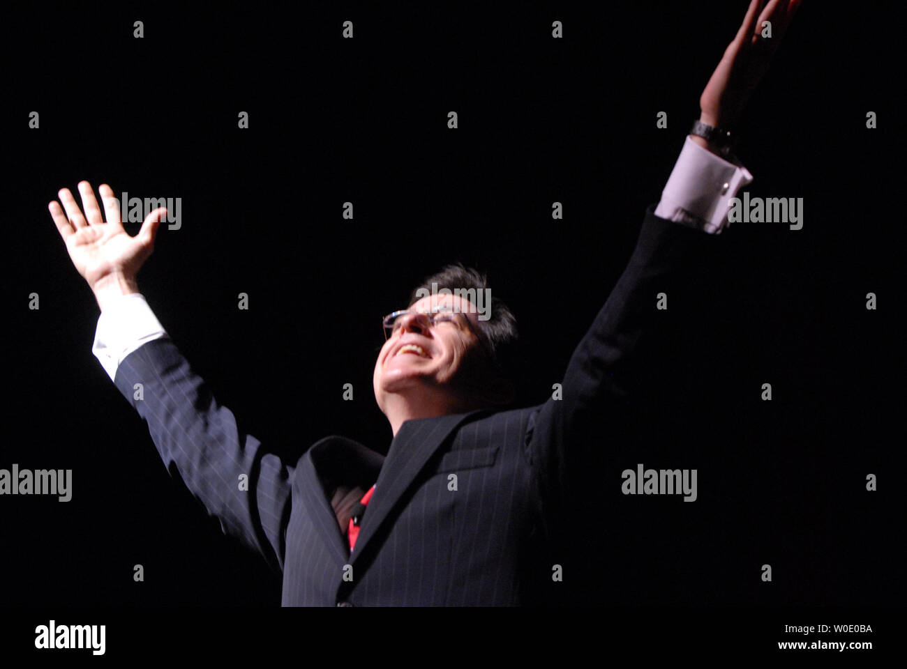 Stephen Colbert takes the stage to speak about his new book "I Am ...