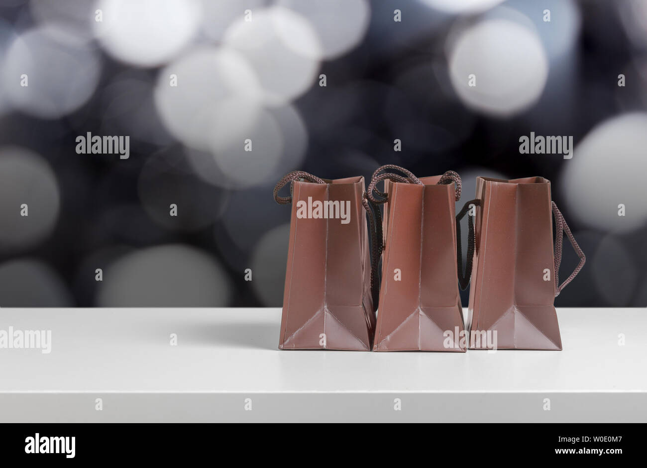 shopping bag on the table Stock Photo - Alamy