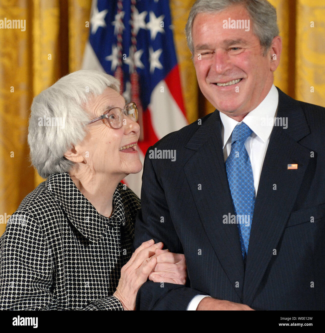 U.S. President George W. Bush awards the Presidential Medal of Freedom ...