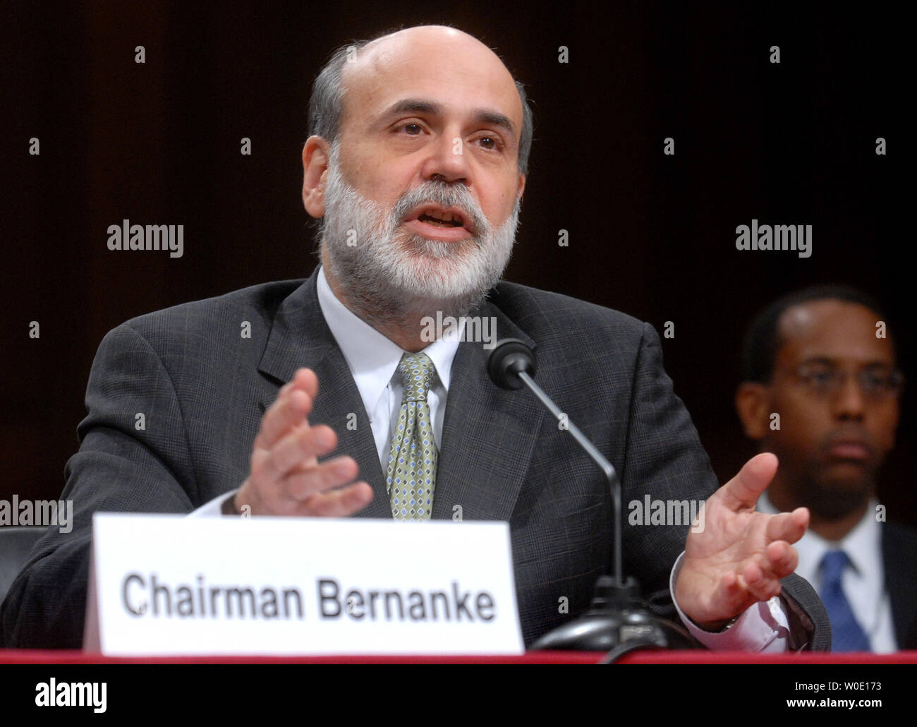 Federal Reserve Chairman Ben Bernanke testifies before a joint Economic ...