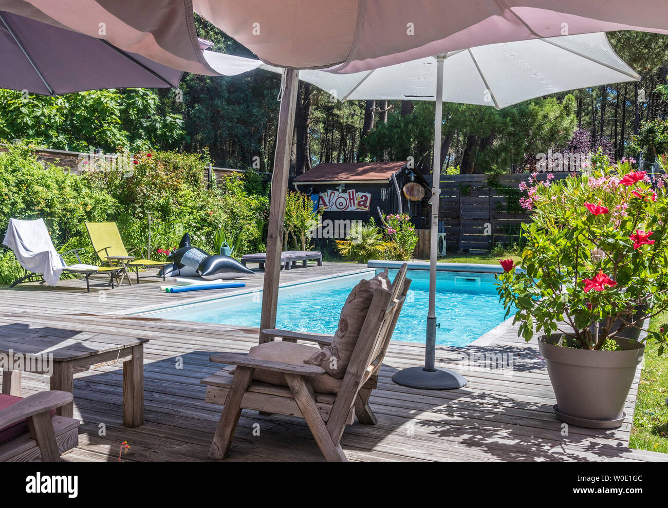 Private swimming pool france hi-res stock photography and images - Alamy