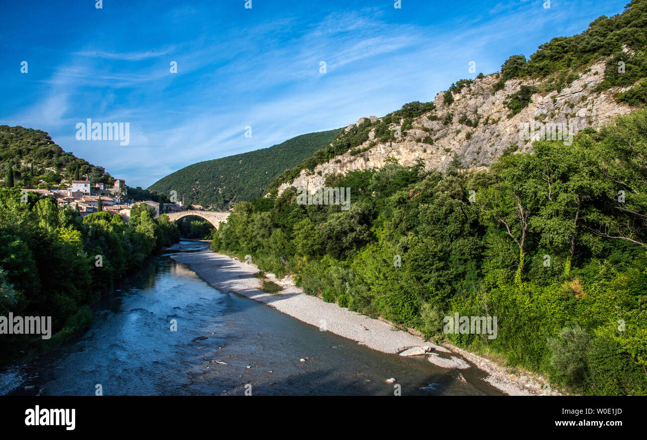 France, Drome, Regional park of Baronnies provencales, Nyons, roman ...
