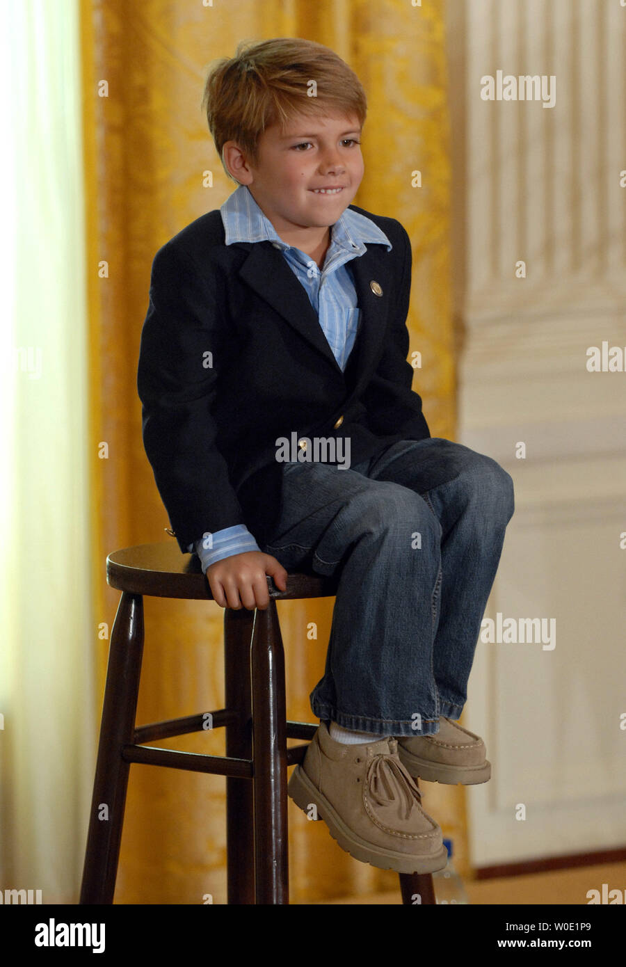 Elijah, 6, son of country singer Rodney Atkins, listens to his dad play ...